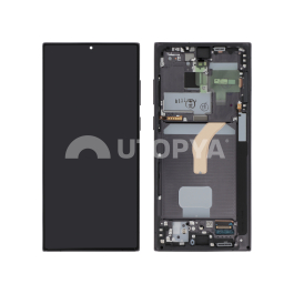 Ecran Complet Noir Galaxy S22 Ultra (S908) GH82-27489A / GH82-27488A