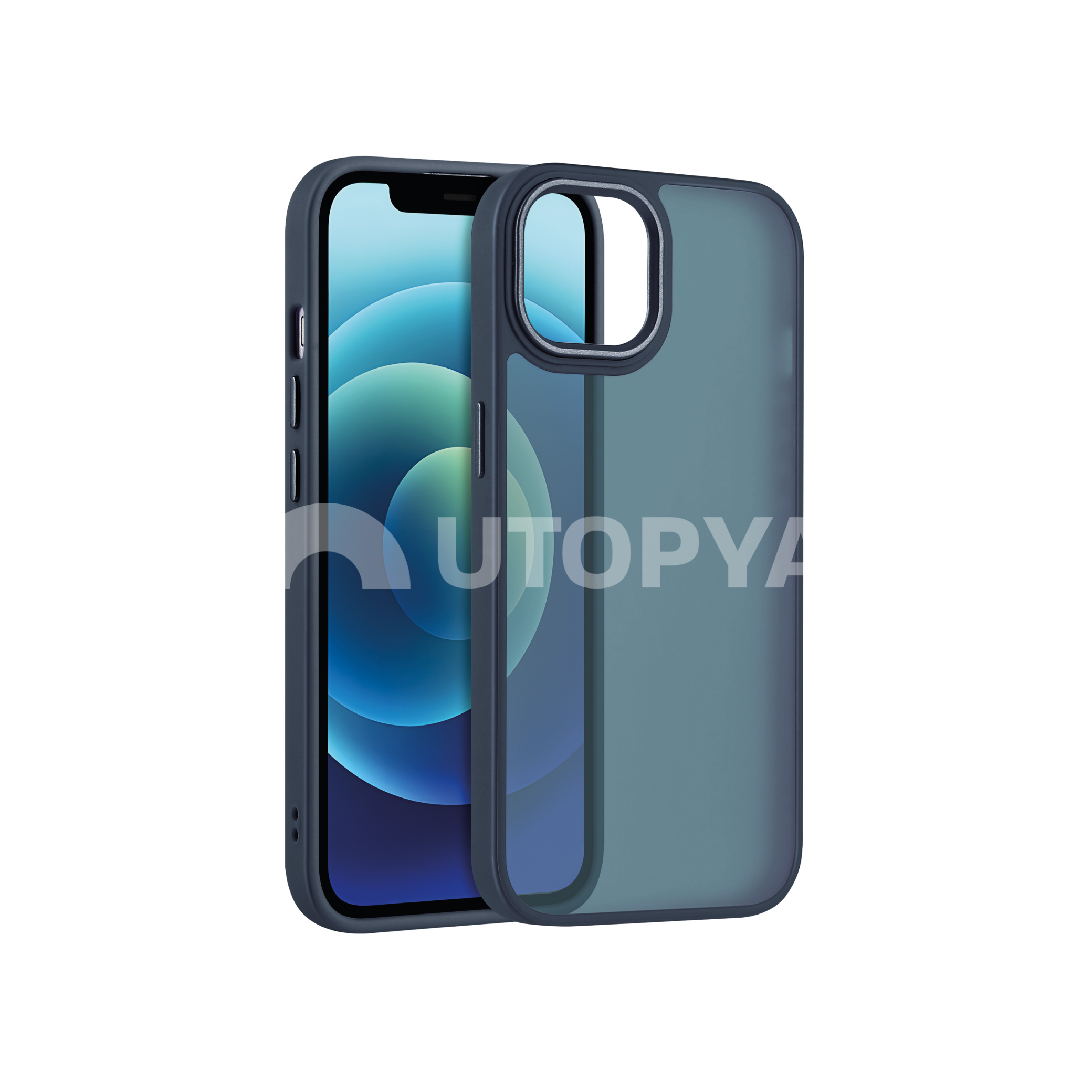 Case Satin Matte iPhone 15 Pro (Midnight Blue)