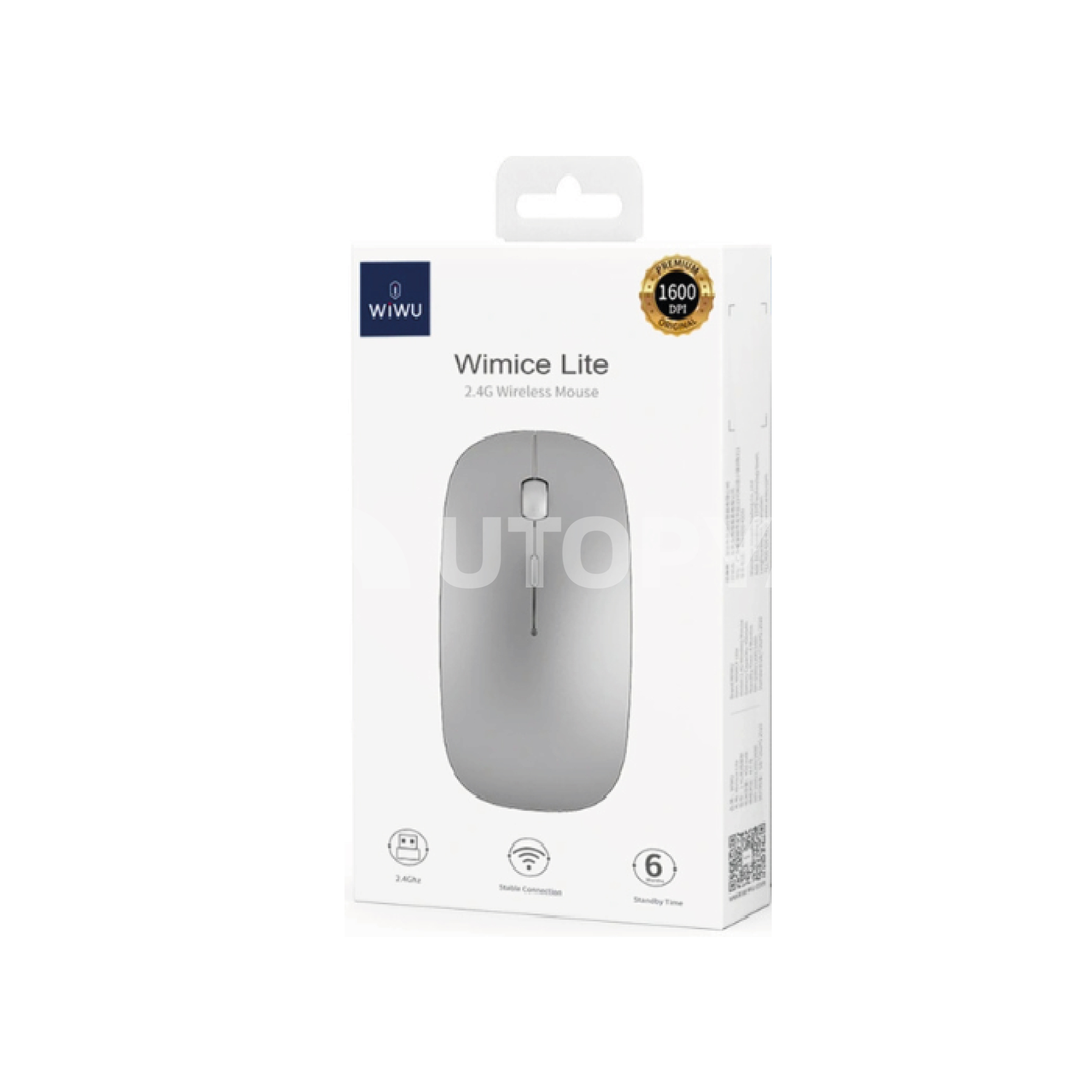WIWU WM101-C Bluetooth Mouse (Black) VM101-C